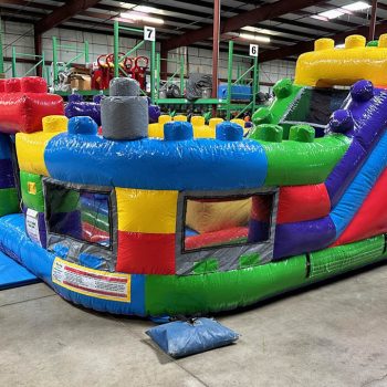 Building Blocks Inflatable Wet/Dry Playland | Cincinnati A-1 Amusement ...