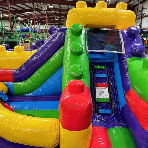 Building Blocks Inflatable Wet/Dry Playland | Cincinnati A-1 Amusement ...