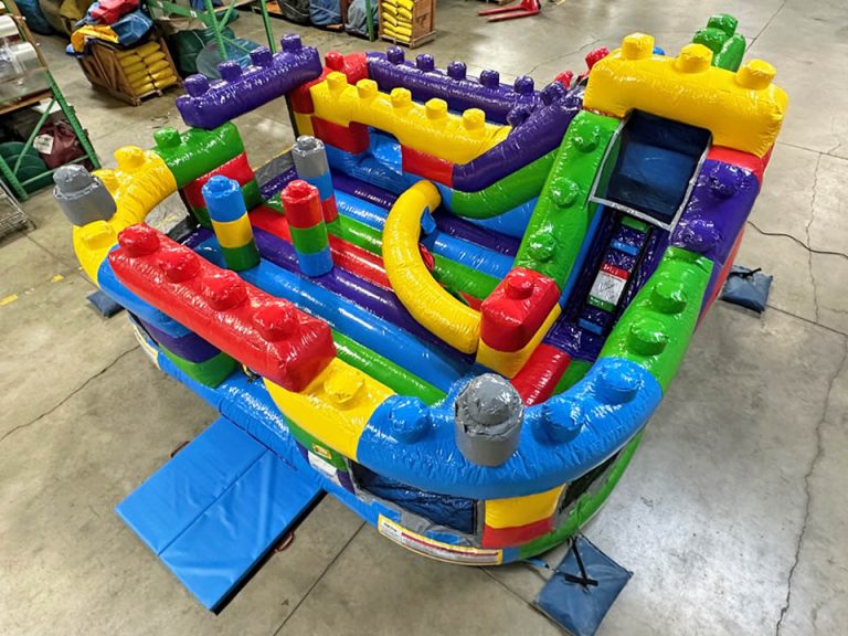 Building Blocks Inflatable Wet/Dry Playland | Cincinnati A-1 Amusement ...