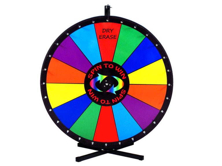Color Prize Wheel – 30″ | Cincinnati A-1 Amusement Party Rentals ...