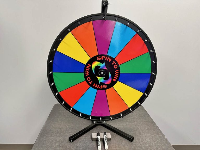 Color Prize Wheel – 30″ | Cincinnati A-1 Amusement Party Rentals ...