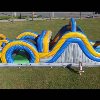Crazy Climb, Slide & Splash Inflatable Wet Obstacle Course – 52 ...