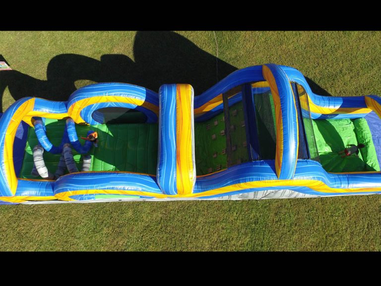 Crazy Climb, Slide & Splash Inflatable Wet Obstacle Course – 52 ...