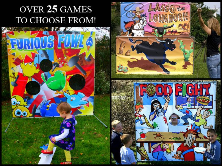 Frame Games – Complete list | Cincinnati A-1 Amusement Party Rentals ...