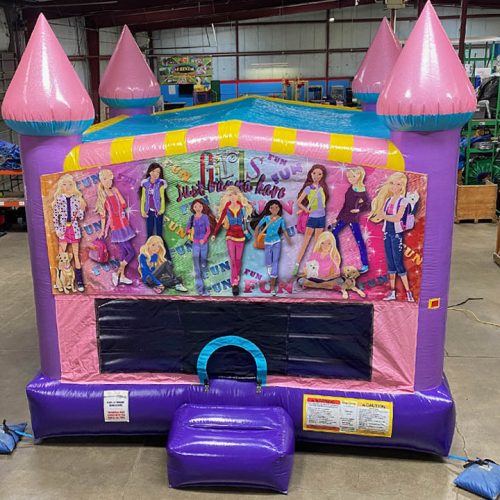 Girls Fun Dazzling Castle – Bounce House | Cincinnati A-1 Amusement ...