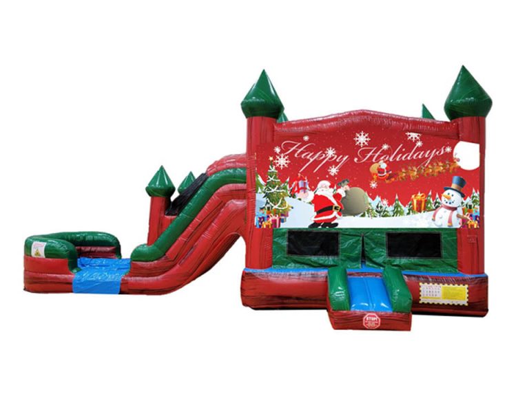 Happy Holidays Ruby Castle Inflatable Wet/Dry Combo | Cincinnati A-1 ...