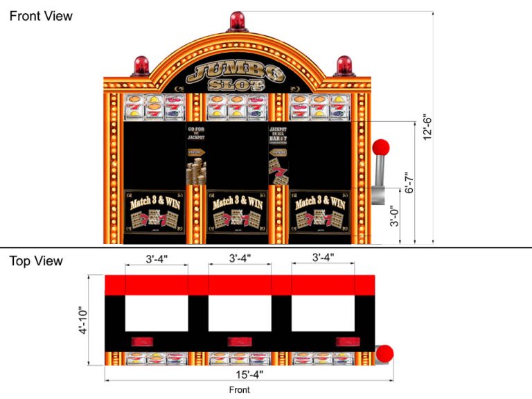 Human Slot Machine – Inflatable | Cincinnati A-1 Amusement Party ...