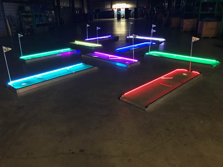 LED GLOW Portable Mini Golf - 9 Hole | Cincinnati A-1 Amusement Party ...