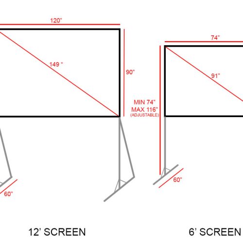 Movie Screen – 6′ | Cincinnati A-1 Amusement Party Rentals Inflatables ...