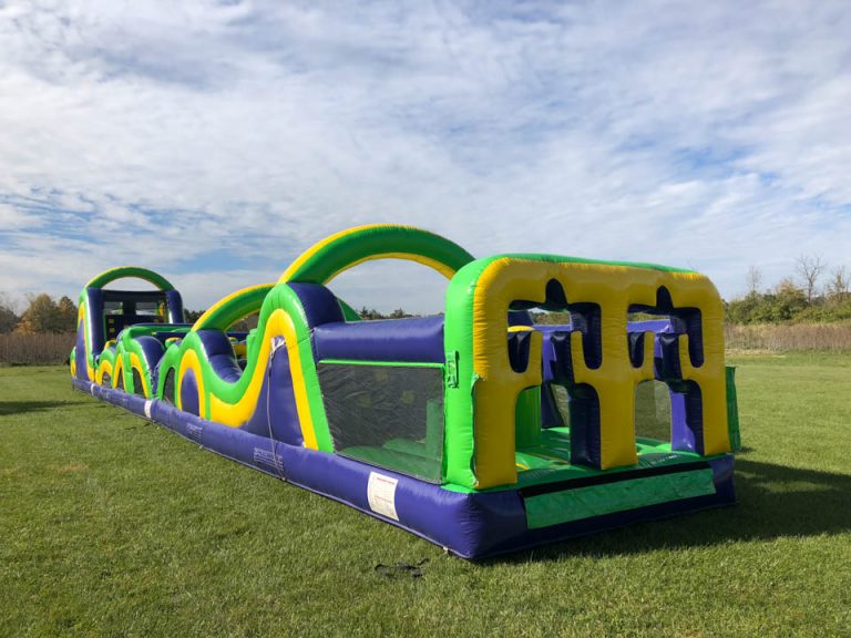 Radical Run Inflatable Obstacle Course - 95' Rental | Cincinnati A-1 ...