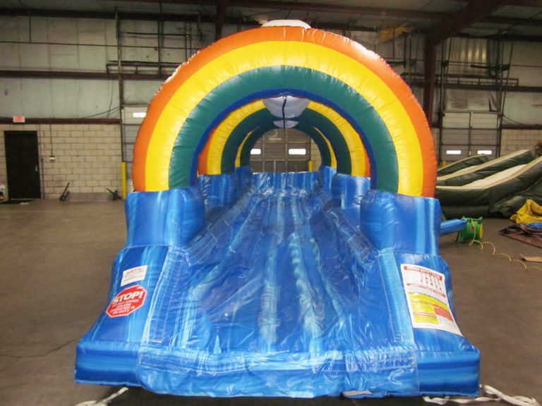 Surf N Slide Inflatable Water Slide - Rainbow Deluxe Rental ...