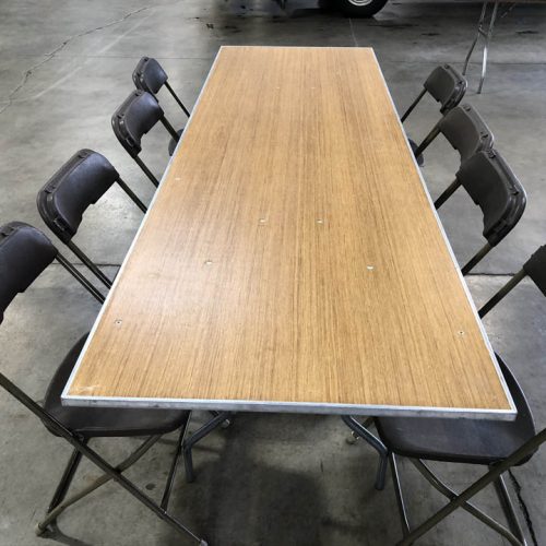 Table – 8′ Banquet | Cincinnati A-1 Amusement Party Rentals Inflatables ...